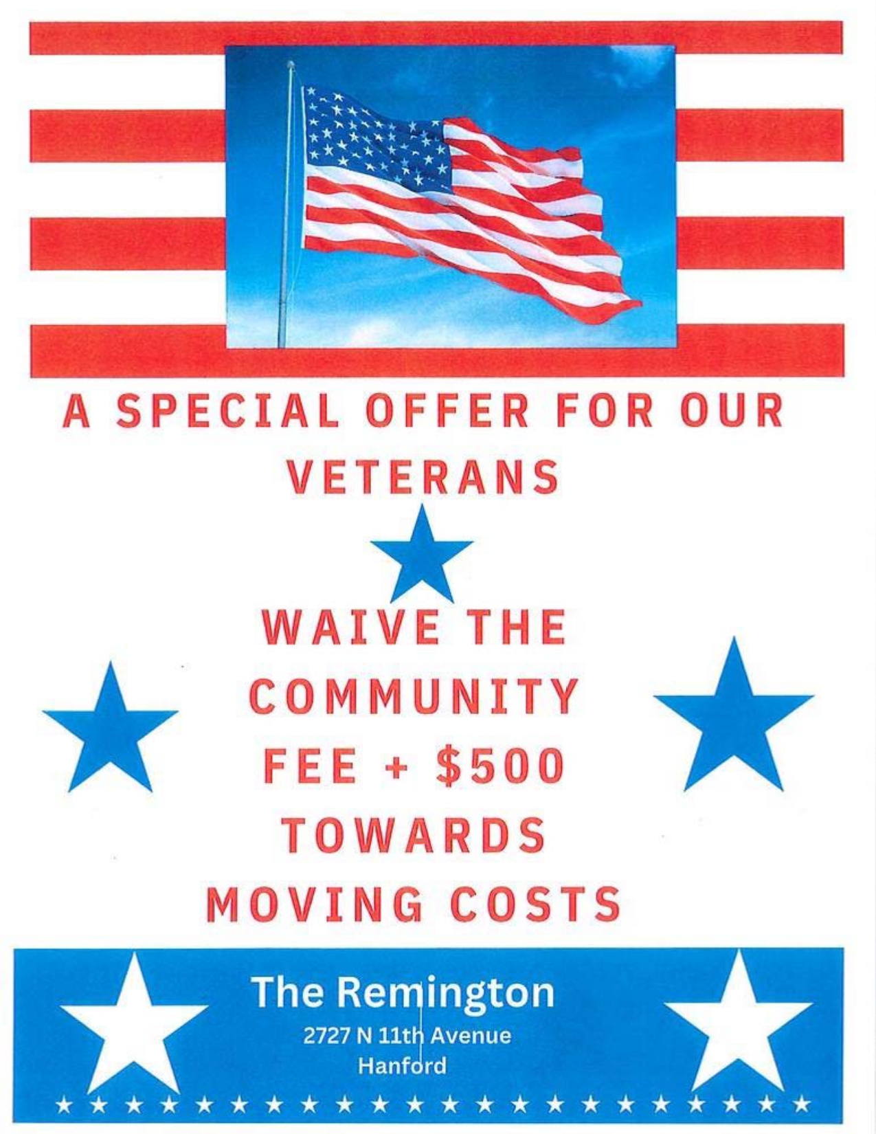 Exclusive Offer for Veterans: Waived Community Fee & $500 Towards ...